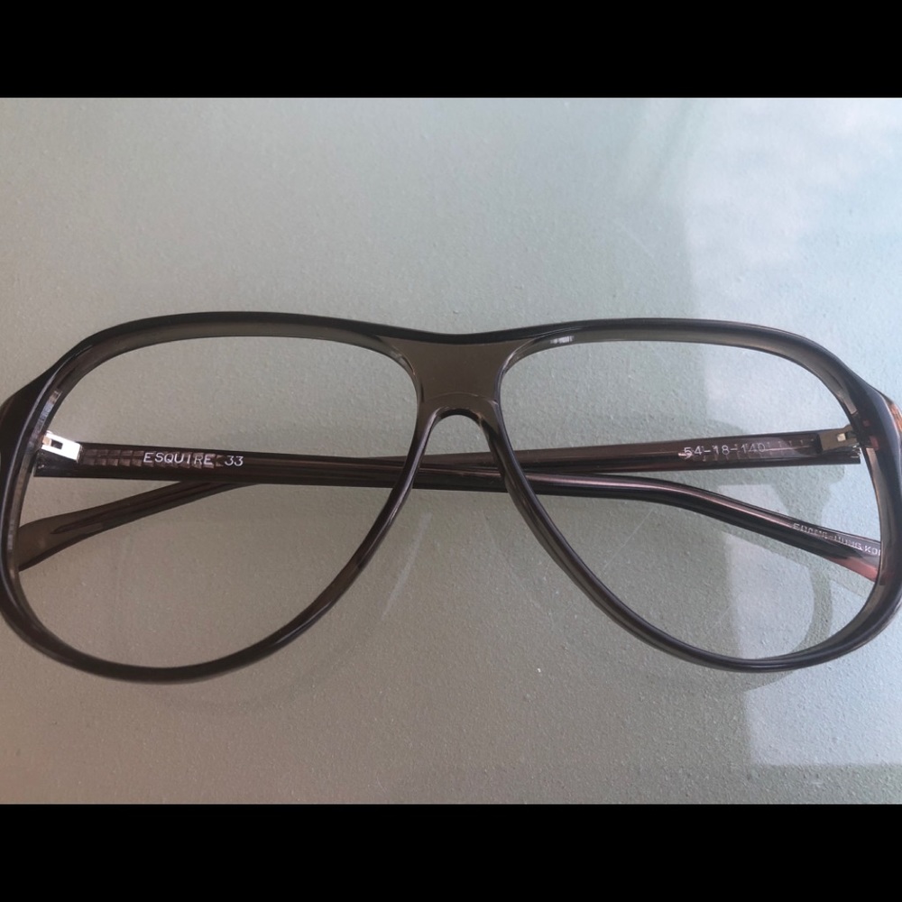 Vintage Esquire Pilot Shape Eyeglass Frames - Gem